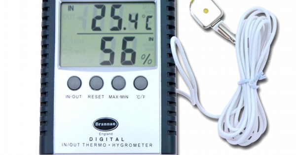 Display Carded Electronic Weatherstation Dual Scale
