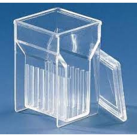 Jar staining hellendahl for 8 slides w/enlargement