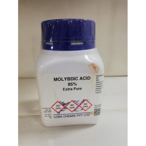 Molybdic Acid Extra pure AR. ACS 85% 500 GM | ArkanLabs